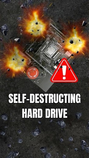Self-Destructing Hard Drive #teamgroup #harddrive #selfdestruct