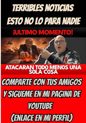 #greenscreen Atacarán todo menos una cosa #usa🇺🇸 #israel🇮🇱 #UltimaHora #Iran