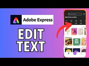 How to Edit Text in Adobe Express 2024?