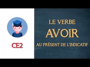 Le verbe AVOIR au présent de l'indicatif - CE2 - Petits Savants