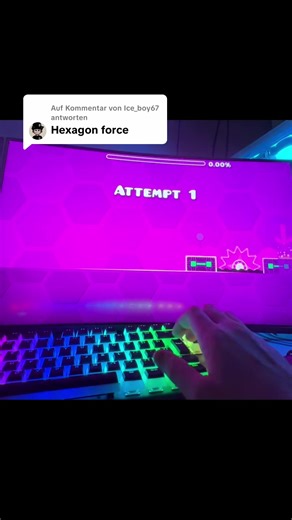 Antwort auf @Ice_boy67 #hexagonforce #gd #geometrydash #fyp