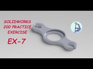 Exercise-7, Solidworks 200 practice exercise for beginner level #letsmakeitcad #solidworks