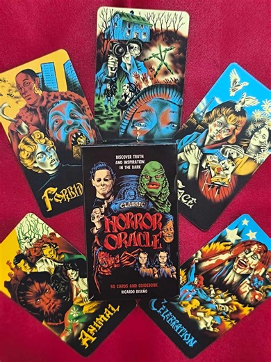 Horror Tarot Deck: Gothic Horror Movies Oracle Fortune Telling Cards With Guidebook - Etsy