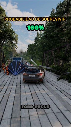 Probabilidad de sobrevivir con vehículos diferentes #beamngdrive #beamng #beamngcrashes #car #juegos