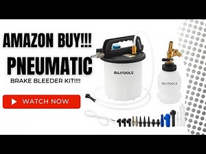 AMAZON Pneumatic brake bleeder REVIEW!!!