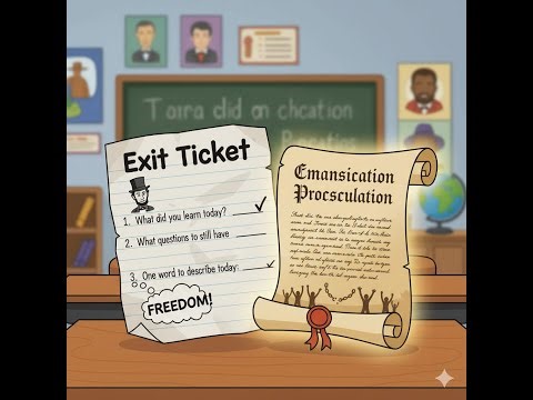 📜 Exit Slip Explanations: The Emancipation Proclamation ✍️
