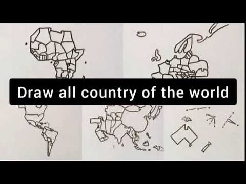 How to draw all countries of the world
