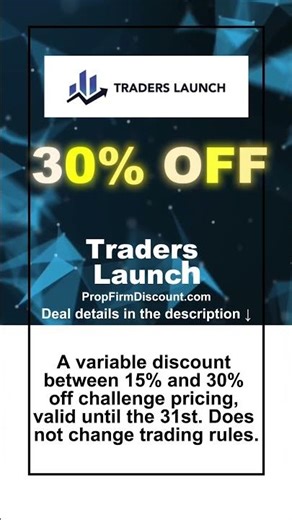 Traders Launch Mystery Offer: 15% to 30% Off Challenge Pricing