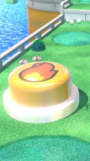 This happens when Mario Presses a Fire Switch in Super Mario 3D World + Bowser Fury!