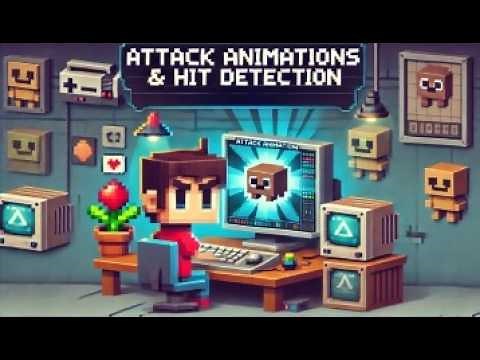 Create Attack Animations & Detect Hits in Godot | No-Code AI Course (26) #godot