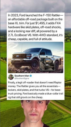 In 2023, Ford launched the F-150 Rattler—an affordable off-road package built on the base XL trim