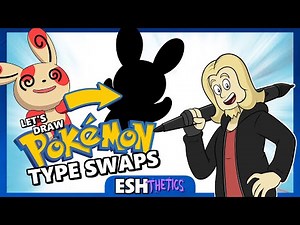 Let's Draw Pokémon TYPE SWAPS!