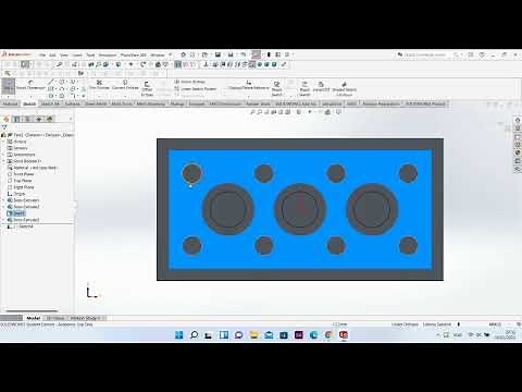 basic solidworks 2020 tutorial - How to build a Lego 2X4 standart brick
