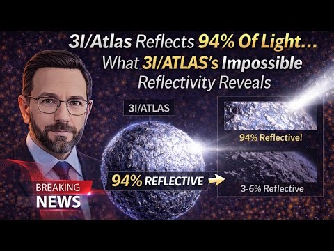 3i/Atlas Reflects 94% Of Light...What 3i/Atlas's Impossible Reflectivity Reveals