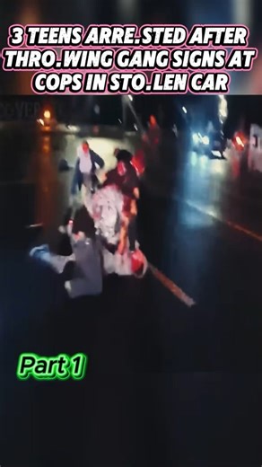 3 Teens Arre.sted After Thro.wing Gang Signs at Cops in Sto.len Car #cops #copwatch #police #bodycam | Cops Radio