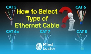 Mind Luster - Learn Comparison of Ethernet Cable CAT5 CAT6 CAT7 and CAT8 Types of LAN Cable