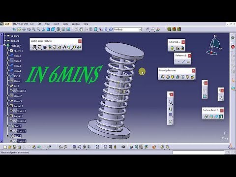 How to design Suspension in catia (IN 6MINS)!!!