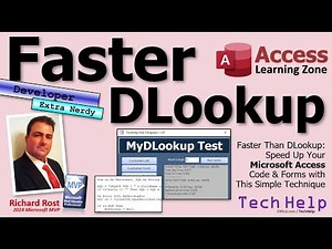 Faster Than DLookup: Speed Up Your Microsoft Access Code & Forms with This Simple Technique