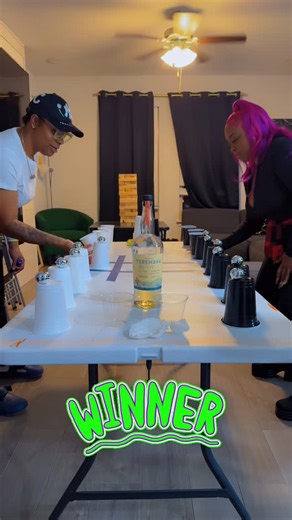 Rude Rebellious Vanity on Instagram: "I love a good drinking party game! I’m so competitive 😂 #funny #drinkinggames #drunk #fun #newyear"