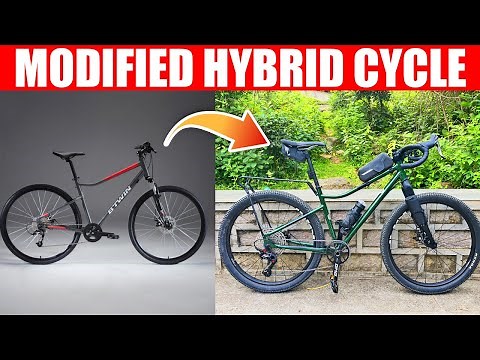 HYBRID Cycle Modify Into 1X11 Custom Built Road Cycle | How To Modify Old Cycle In India