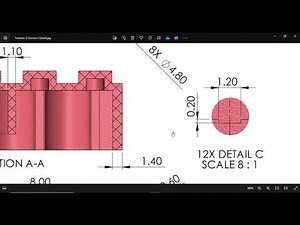 SolidWorks CSWA Section I - Problem 2