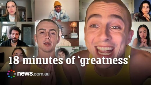 Watch Timothée Chalamet's baffling PR zoom call for A24 movie Marty Supreme