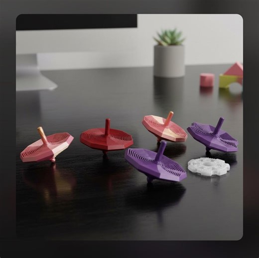 3D Printed Fidget Spinner: Sensory, Geometric PLA Desk Toy - Etsy