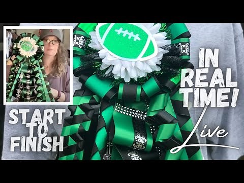2024 Full homecoming MUM Tutorial start to finish including braids!! How to make a homecoming mum