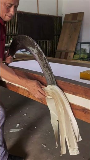 Papermaking cutting process