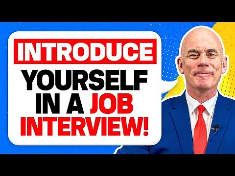 HOW TO INTRODUCE YOURSELF in an INTERVIEW in ENGLISH!