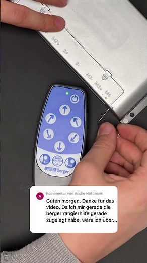 How to pair the maneuvering aid remote control.