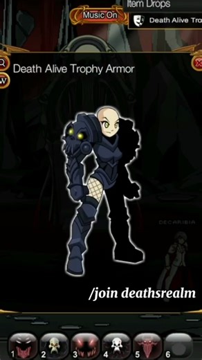 AQW Death Alive Trophy Armor | Adventure Quest World #adventurequestworlds #aqworlds #aqw