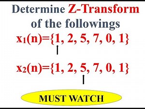 Q3b Determine the Z Transform of the following finite duration signals. x1(n)={1,2,,5,7,0,1}