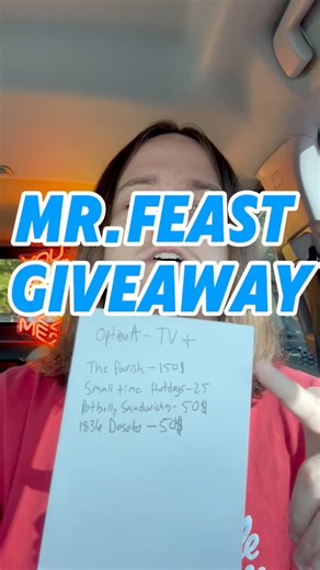 🔥Mr.Feast Games Begin 🔥 Follow all instructions. Only respond to verified account. Winner picked 10/10/25 | The Apizza Guy