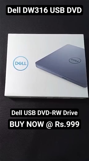 BUY Dell External DVD Drive USB DVD-RW | 1,099 | Zoneofdeals.com | #delllaptops #usbdrive #dvdplayer