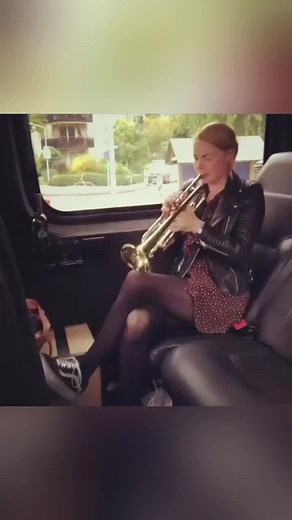 Practicing in the van @lilycarassik ... 🚐🔥🎺 Tag a griend. 💯 This solo is another Wendell Brunious masterclass over the song ‘Little Girl’ from his album with Sammy Rimington. . . #trumpetband #transcribe #transcription #jazz #jazzmusic #jazzvideo #jazzmusician #jazztrumpet #trumpet