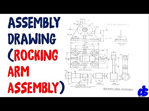 Assembly drawing for Rocking Arm Assembly