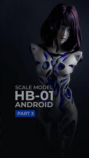 HB-01 Android custom build with LEDs. 3D-printed scale model. Part 3 #scalemodel #combataircraft