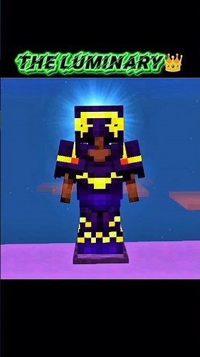 The Luminary 👑 Minecraft_Armor_Trim_Combination #minecraft