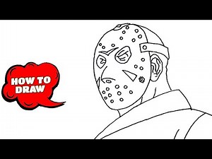 How to Draw Jason Voorhees step by step | Jason Voorhees Drawing | Halloween Drawings