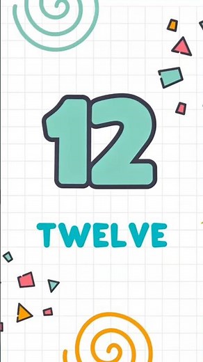 Learning Number 12 | Counting Companion