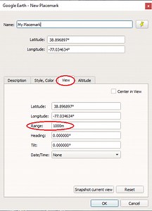 Export to Google Earth no longer zooms to location