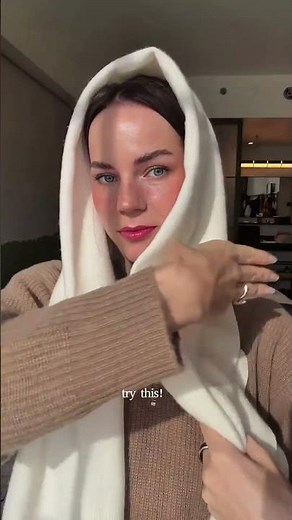 Baseball Cap Style Scarf Tying 🧣✨