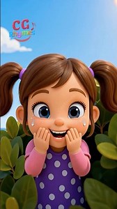 Peekaboo Let's Play Hide and Seek! 🫣 #shorts #cgrhymes