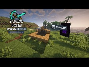 String farm 1.21.X.Fix On Aternos server #minecraft #farming