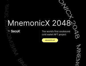 🚨 Big News Alert! 🚨 SecuX just launched MnemonicX 2048, the world's first #soulbound cold wallet NFT project! Join us in celebrating this historic moment in #blockchain history with the launch of the revolutionary 🎉🚀 SecuX Nifty-X cold wallet. Be a part of this exciting moment by checking out all the amazing features and benefits of the MnemonicX 2048 #NFTs. 🤝 Learn more and join our #WL: https://secuxtech.com/mnemonic-x-2048-nft | SecuX