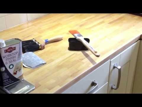 Sanding and oiling a kitchen worktop