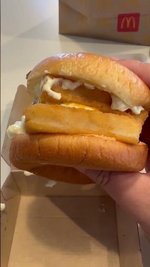 McDonald’s Double Filet-O-Fish Sandwich!