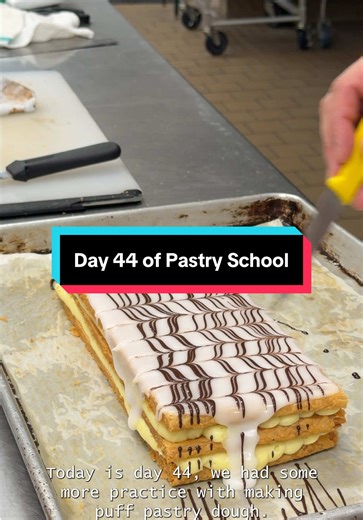 Day 44 of Pastry School: Mastering Mille Feuille and Pithivier
