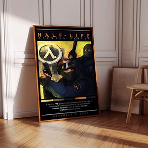 Counter Strike Poster Print | Gaming Poster | 3 Colors | Gaming Decor | Video Game Poster | Gaming Gift | Video Game Print | Gaming Cover - Etsy